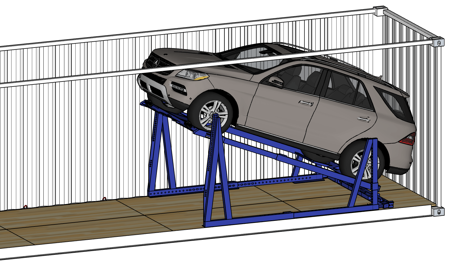 EL-RAK - Exterior Loading Vehicle Racking Systems - Trans-Rak