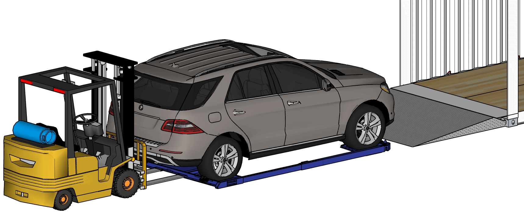 EL-RAK - Exterior Loading Vehicle Racking Systems - Trans-Rak