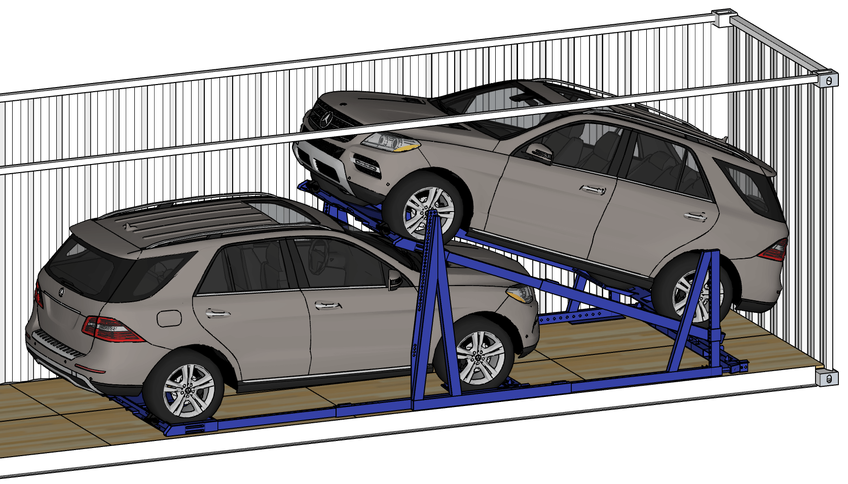 EL-RAK - Exterior Loading Vehicle Racking Systems - Trans-Rak