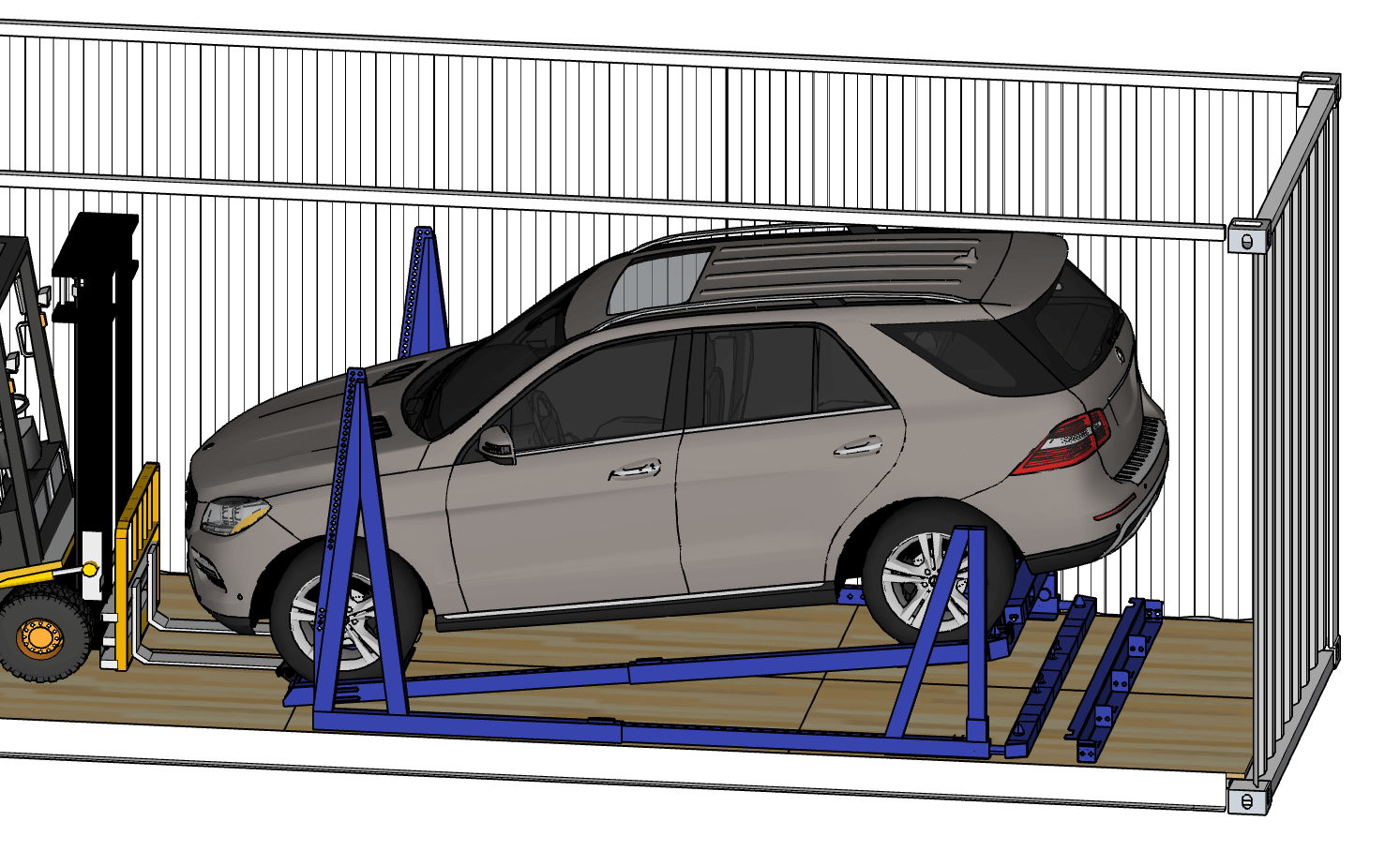 EL-RAK - Exterior Loading Vehicle Racking Systems - Trans-Rak