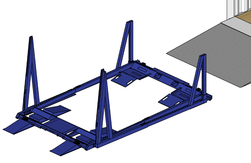 EL-RAK - Exterior Loading Vehicle Racking Systems - Trans-Rak